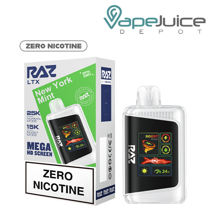 RAZ LTX 25K Zero Nicotine Disposable Vape $16.98